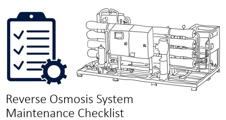Reverse Osmosis Maintenance Checklist - AQUA-CHEM