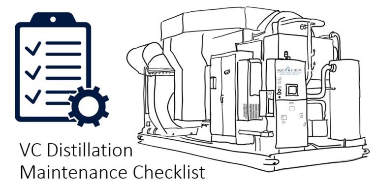Vapor Compression Distiller Maintenance Checklist - AQUA-CHEM